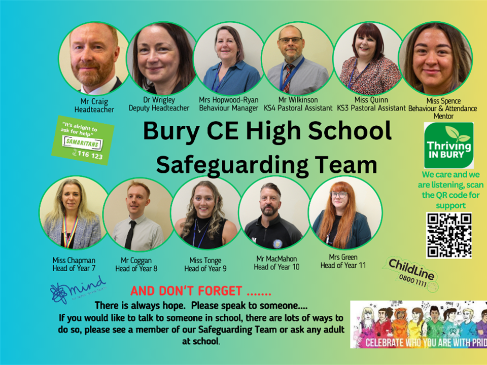 Bury CE High School - Safeguarding
